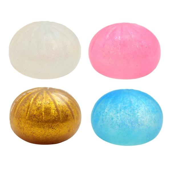 【商品名】キラキラ中華まんジェル【24個セット】【商品サイズ】本体サイズ：H47×W60×D60mm【色】4種アソート。色の指定は出来ません。【注意事項】こちらの商品は業務用商材の為、不良品が出たとしても返品・交換・返金は一切出来ません。