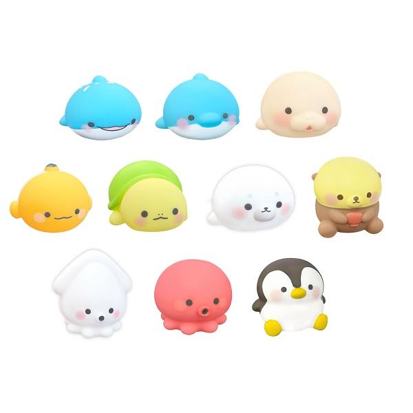 【商品名】ぷかぷかぽちゃちゃ海のいきもの【50個セット】【商品サイズ】本体サイズ：H42×W48mm【色】10種アソート。色・柄の指定は出来ません。【注意事項】こちらの商品は業務用商材の為、不良品が出たとしても返品・交換・返金は一切出来ません。