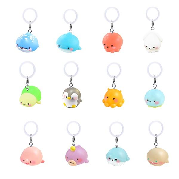 【商品名】ミニぷかぽちゃちゃすいぞくかんワンポイントチャーム【24個セット】【商品サイズ】本体サイズ：H30×W30×D25mm【色】12種アソート。色の指定は出来ません。【注意事項】こちらの商品は業務用商材の為、不良品が出たとしても返品・...