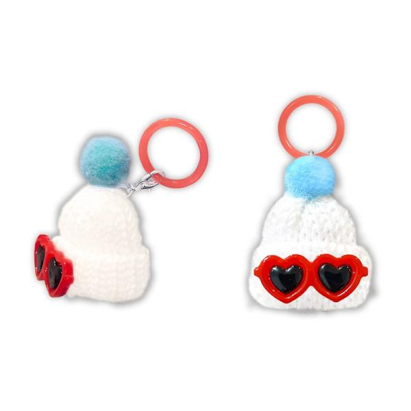 【商品名】ミニミニキョロキョロ＆サングラスキャップワンポイントチャーム【20個セット】【商品サイズ】本体サイズ：H50×W30×D25mm【色】20種アソート。色の指定は出来ません。【注意事項】こちらの商品は業務用商材の為、不良品が出たとし...