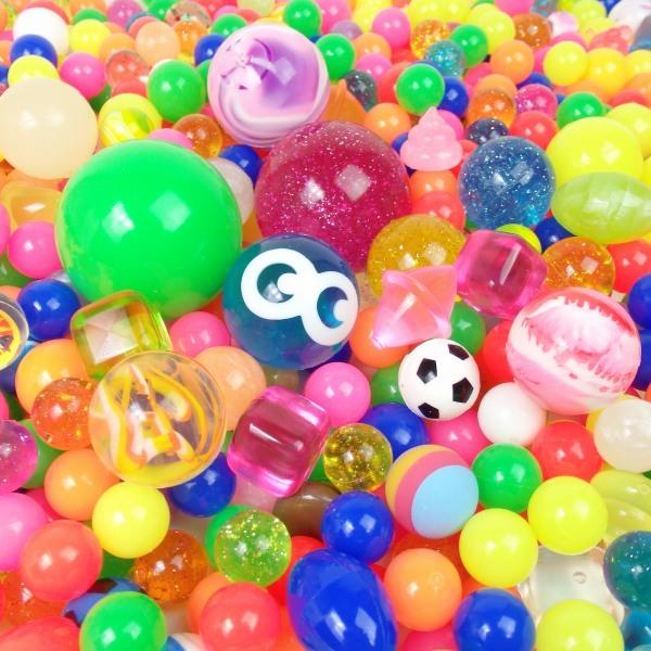 ※27mm一部中国製使用とってもキレイな国産スーパーボールとなります！【商品名】スーパーボール 1000個セット【サイズ】22mm850個27mm95個ミラクル＆ウンチ27個ラグビー＆キューブ16個38mm8個45mm1個49mm1個60m...