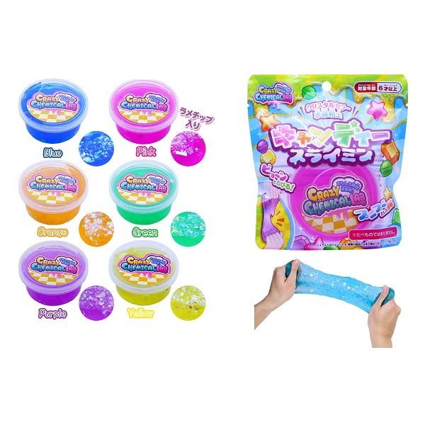 【商品名】キャンディー スライミン【12個セット】【商品サイズ】本体サイズ：H35×W80×D80mmパッケージサイズ：H145×W140×D40mm【色】6色アソート。色・柄の指定は出来ません。【注意事項】こちらの商品は業務用商材の為、不...