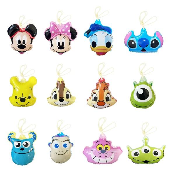 【商品名】ディズニー顔柄ダイカットパンチヨーヨー【12個セット】【商品サイズ】サイズ：約H135×W130mm【色】12種アソート。色・柄の指定は出来ません。【注意事項】こちらの商品は業務用商材の為、不良品が出たとしても返品・交換・返金は一...