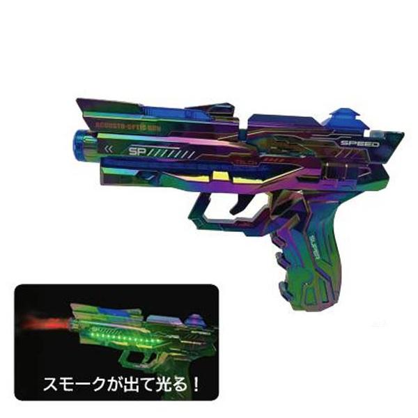 【商品名】メタリックサウンドガンスモーク【12個セット】【商品サイズ】本体サイズ：H180×W265×D39mmパッケージサイズ：個包装あり。【色】1種。【注意事項】こちらの商品は業務用商材の為、不良品が出たとしても返品・交換・返金は一切出...