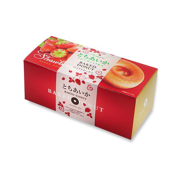 ふわふわのいちご味ドーナツ。栃木県産のいちご新品種「とちあいか」の粉末パウダーを使用。いちごのまろやかな甘さが引き立つ焼きドーナツです。内容量：6個入賞味期限：製造より120日関連ワードお取り寄せ 栃木 いちご とちあいか とちおとめ スカ...