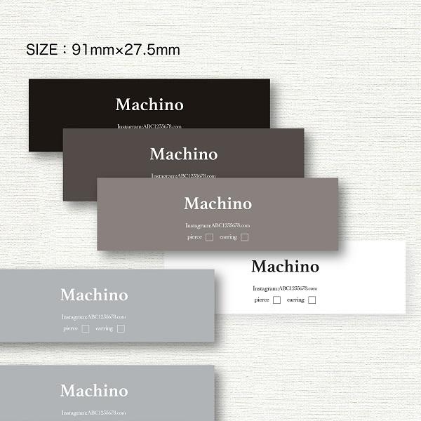 商品説明フォントと文字色が選べる大人シックカラーのカードです。入れる文字等もご指定頂けます。また穴を開ければピアス台紙、ブローチ台紙としても使用できます。アイデア次第で色々活用できます。お名前、ショップ名、サイト名等を印字できます。またロゴ...