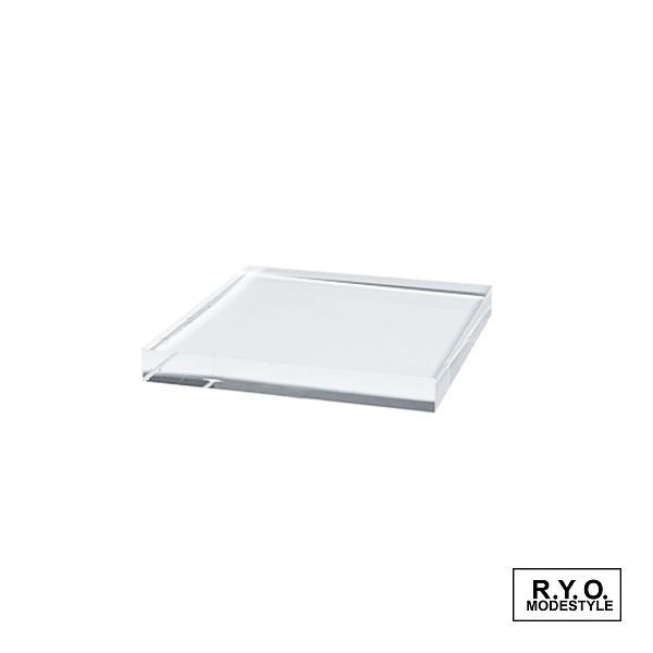 ■サイズ：W40×D40×H5ｍｍ■カラー:透明■素　材:アクリル正方形のアクリルステージです。10枚セットのみの販売となります。ミネラルタグなどを使用し、鉱物を飾るのに大変重宝致します。また小さなアクセサリーをかざるのにも便利です。ケース...