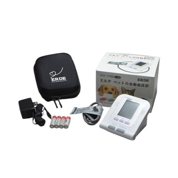 ●エルデ　ペット血圧計　です。●メーカー直送品です。●家族の一員であるワンちゃん、猫ちゃん。毎日の健康管理は大切です。そして血圧は健康のバロメータ。住み慣れた我が家で、優しい飼い主さんに抱かれて血圧が測れれば安心。●日本で始めて動物用一般医...
