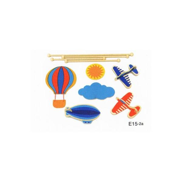 　子ども部屋を彩るドイツ・ヘラー社のモビールは室内の空気の流れにのって静かに動きます。　そのゆっくりとした動きを目で追うことで子どもの情緒も安定します。０歳〜        サイズ    　32cmL      メーカー    　ヘラー社(...