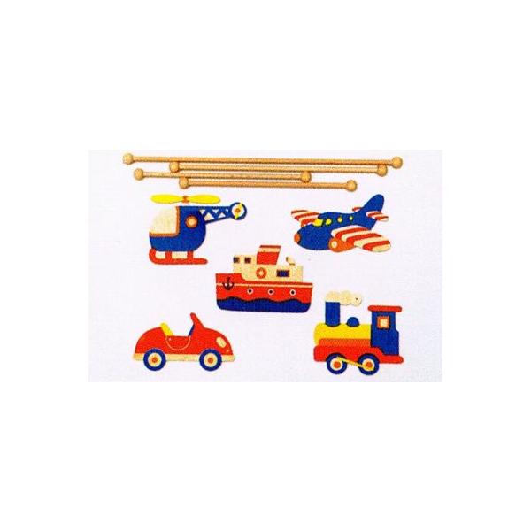 　子ども部屋を彩るドイツ・ヘラー社のモビールは室内の空気の流れにのって静かに動きます。　そのゆっくりとした動きを目で追うことで子どもの情緒も安定します。            サイズ    　32cmL      メーカー    　ヘラー社...