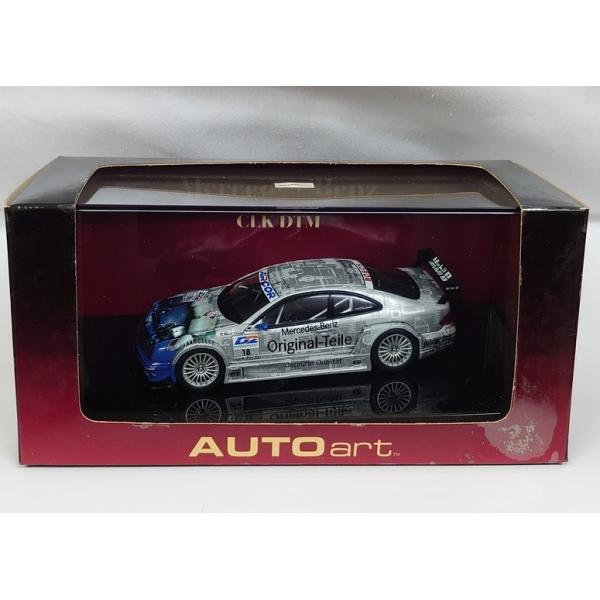 オートアート 1/43スケールMERCEDES BENZ CLK DTM 2000MARCEL TIEMANN ＃18です。※外箱に傷みがあります。アクリルケースにもすり傷等があります。あらかじめご了承下さい。