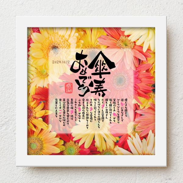 お父さんお母さんの傘寿祝いに感謝の気持ちをこめて大切な人生の節目の記念日が皆さまの笑顔で彩られるよう心を込めて贈り物のお手伝いさせていただきます。【商品説明】お名前を入れたポエムを贈り物用にお仕立てした商品です。※ポエム（文章）はお人柄など...