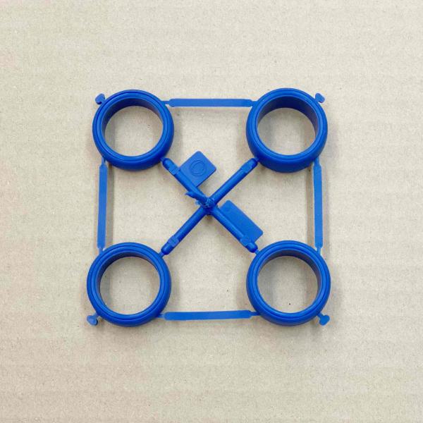 「ミニ四駆オオカミ２」に採用されているタイヤの単品販売です。