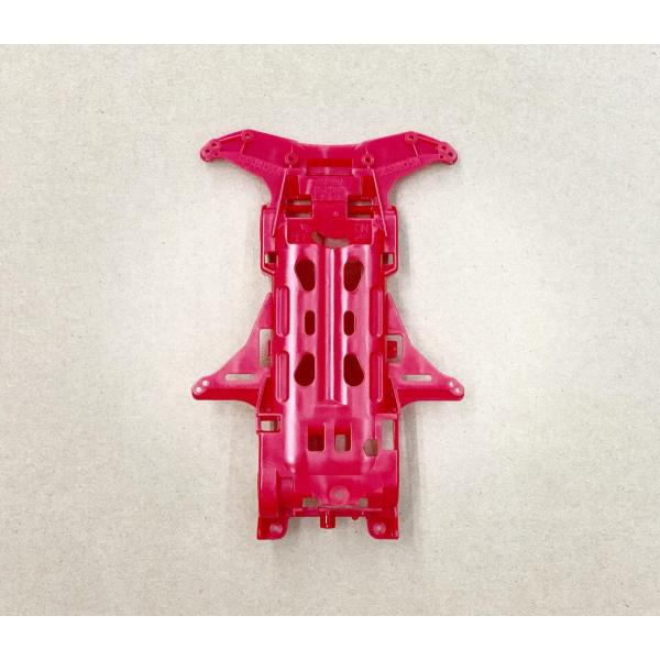 「ミニ四駆サンタクロース」「バンキッシュRS」に採用されているシャーシの単品販売です。