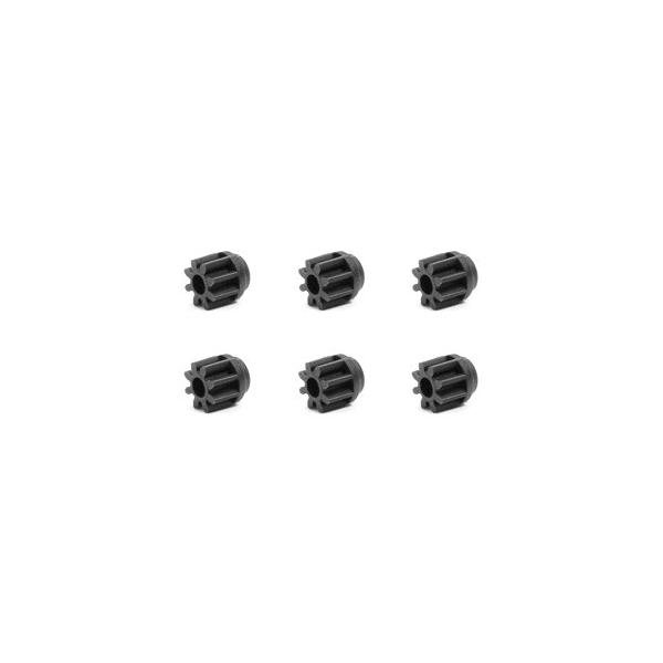 ●カーボン繊維を配合した強化樹脂製のピニオンギヤ。モーターのパワーを確実に伝達し、駆動ロスを抑えます。 ●色は精悍なブラックカラー。 ●ミニ四駆PROをはじめ、ミニ四駆各車に使えます。