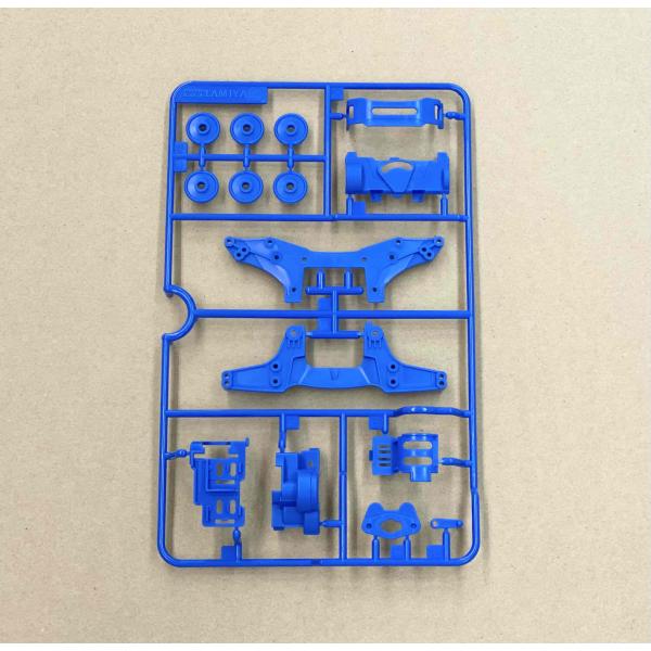 ミニ四駆VZシャーシ用Aパーツ（ギアカバー）ブルーのばら売り単品販売です。「クロススピアー01 J-CUP2025」に採用されています。＊＊＊＊＊＊＊＊＊＊＊＊＊＊＊ギア　ギヤ　VSシャーシ