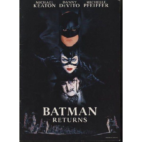 バットマンリターンズ1992年　松竹ワーナー・ブラザース映画監督：ティム・バートン　Tim Burtonマイケル・キートン　Michael Keatonミシェル・ファイファー　Michelle Pfeifferダニー・デヴィート　Danny...