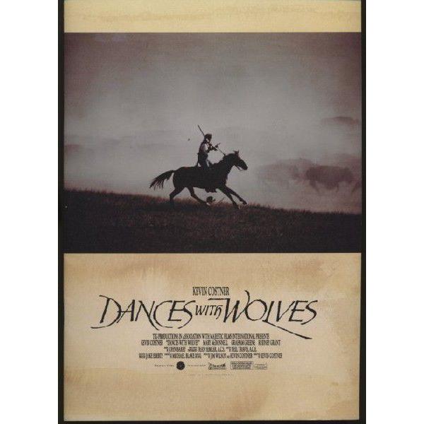 1990年　東宝東和1991年発行監督・主演・製作：ケビン・コスナー　Kevin Costnerメアリー・マクドネル　Mary McDonnellグラハム・グリーン　Graham Greene表紙・裏表紙・背の部分に少々傷、表紙に薄くシール...