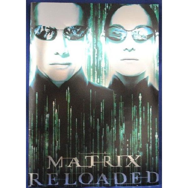 『マトリックス』シリーズ第2作2003年　松竹ワーナー・ブラザース映画　Warner Bros.キアヌ・リーブス　Keanu Reevesローレンス・フィッシュバーン　Laurence Fishburne表紙・裏表紙に傷・傷みあり、写真にて...