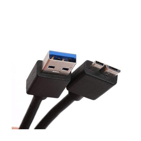 【USB-Aオス to microBオス】100cm。本製品はUSB3.0規格の正規認証品で、USB AとMicro Bを接続します。従来のUSB2.0ケーブルに2対のSDP(Shielded Differential Pair)を追加し、...