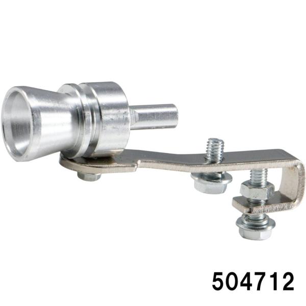 排気音を華麗なサウンドに!マフラー出口に固定するだけで、排気ガスの通る風量を利用しサウンドを奏でます●用途 サウンドパーツ ●材質 アルミ/スチール ●寸法(mm) 24×55 ●色 シルバー ●サイズ M ●適合内径(Φmm) (マフラー...