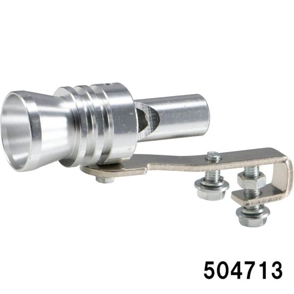 排気音を華麗なサウンドに!マフラー出口に固定するだけで、排気ガスの通る風量を利用しサウンドを奏でます●用途 サウンドパーツ ●材質 アルミ/スチール ●寸法(mm) 30×75 ●色 シルバー ●サイズ L ●適合内径(Φmm) (マフラー...