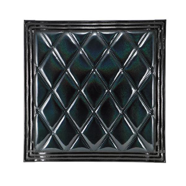 抜群の光沢とラメラメ感！！均等なWステッチ縫製！ステッチ幅　40mmタイプ：ダブルステッチ材質：PVC/ウレタン※写真は500×500の泥除けになります。