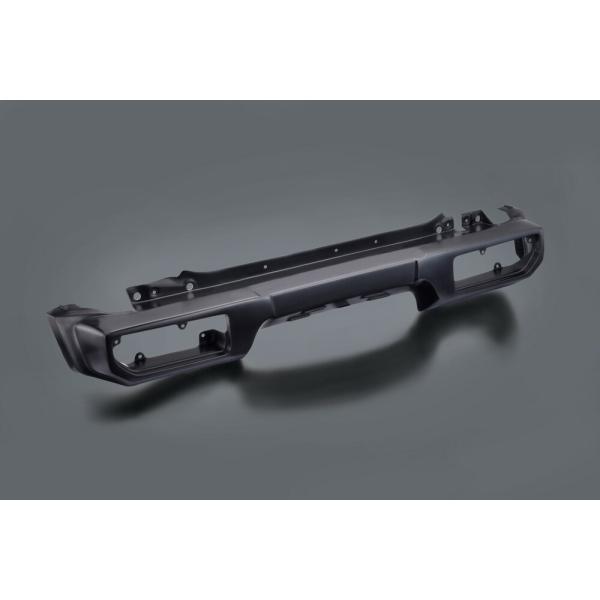 商品詳細☆装着適合☆JB74FRP製（繊維強化プラスチック）なので高強度！スタイリッシュで耐久性バツグン！商品には成形時バリ取り跡や小傷がございます。※バンパー前後SETをご購入をお考えの方は前後SETでの販売もございますのでそちらをご確認...