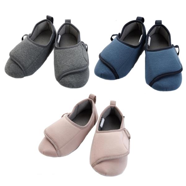 ※こちらのページは両足の販売ページとなります。様々なお悩みに対応したルームシューズふわふわ生地がやさしく足を包み込みます。〇むくみや装具による左右ワイス(足囲)違いが可能に。〇足先ゆったりで変形や巻き爪などの痛みを軽減〇ふんわりとした優しい...