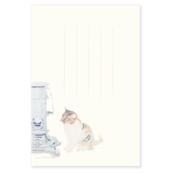 年賀状・お礼状・寒中御見舞い・季節のお便りにおすすめ。和紙のはがきに日本の四季の風物・草花を描いた「季節のはがき」シリーズです。はがきには、表面がキラキラと光る簀の目（すのめ）の和紙を使用し、角度によってさりげなく光ります。ストーブの炎を見...