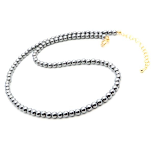 高純度のテラヘルツ鉱石ビーズを使用したネックレスです。サイズは長さは40、45、50、55、60cmの5展開。留め具はアジャスタータイプとマグネットタイプから選択可能です。■サイズ粒直径4mm◆テラヘルツテラヘルツ鉱石とは、1秒間に1兆回も...