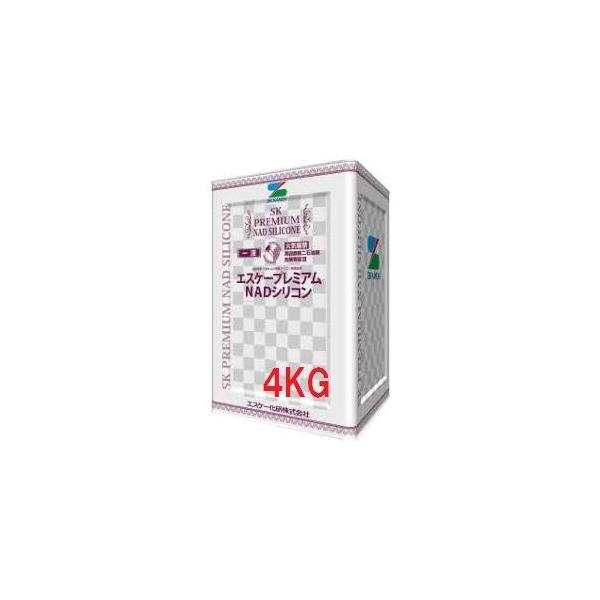 エスケープレミアムnadシリコン 4kg 白・標準色メーカー直送便の通販価格と最安値