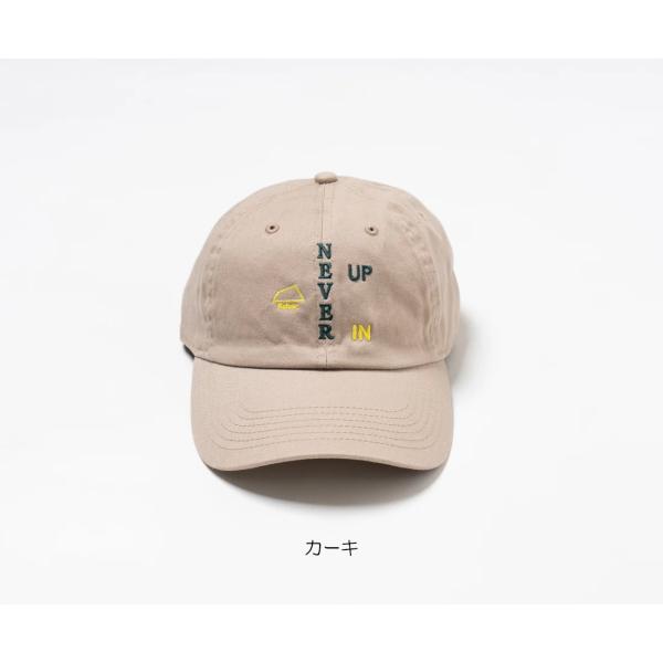 ■素材　綿100％■サイズ　頭囲：約53cm〜62cm（調節可）　ツバの長さ：約7cm　深さ：約11cm■特長デイリーに使えるベーシックな6panel Cap。コットン製でガシガシかぶれば経年変化も楽しむことが出来ます。フロントにはNeve...