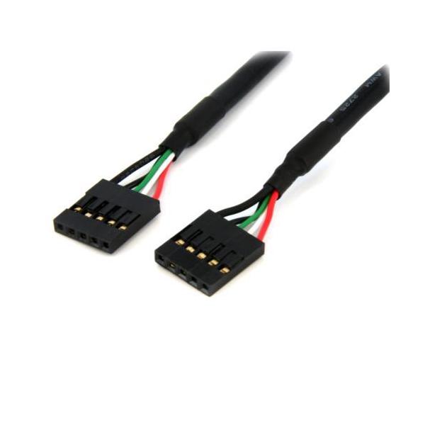 ■2x 5ピンUSBヘッダコネクタ■標準のUSB 2.0ピンアウトと色割り当てを使用■ケーブル長61cm■ケース用USB 5ピンデバイスを直接マザーボードヘッダに接続し、USBポートカードの追加が不要■61cmのケーブルで応力を緩和し、US...