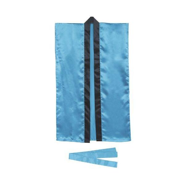 ■光沢のあるサテンを使ったロングハッピです。応援や演舞などに最適です。 サテンのズボンなどと組み合わせてください。