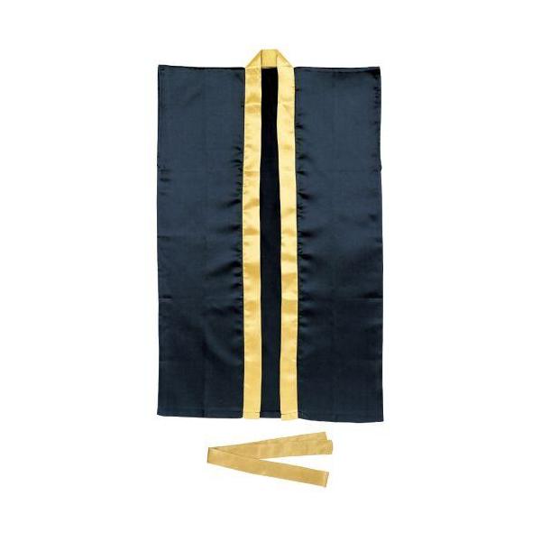 ■光沢のあるサテンを使ったロングハッピです。応援や演舞などに最適です。