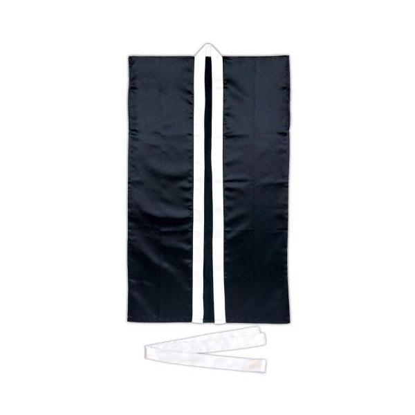 ■光沢のあるサテンを使ったロングハッピです。応援や演舞などに最適です。