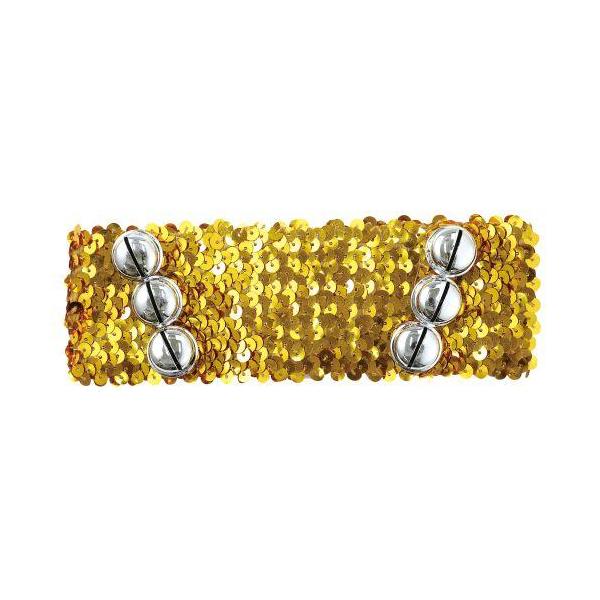 ■メタリックワイドヘアターバンに6個鈴がついた商品です。