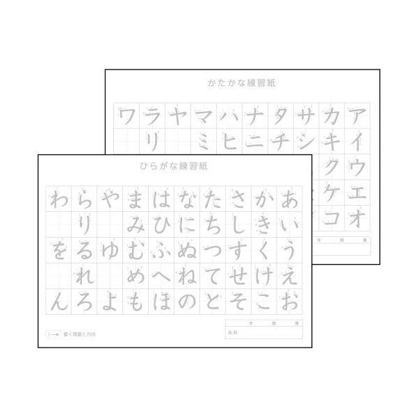 ■水書紙 ひらがな・かたかな ２種セット 墨不要!!汚れない!不織布製で丈夫!収納用クリアホルダー付※水以外のものを使用しないでください。