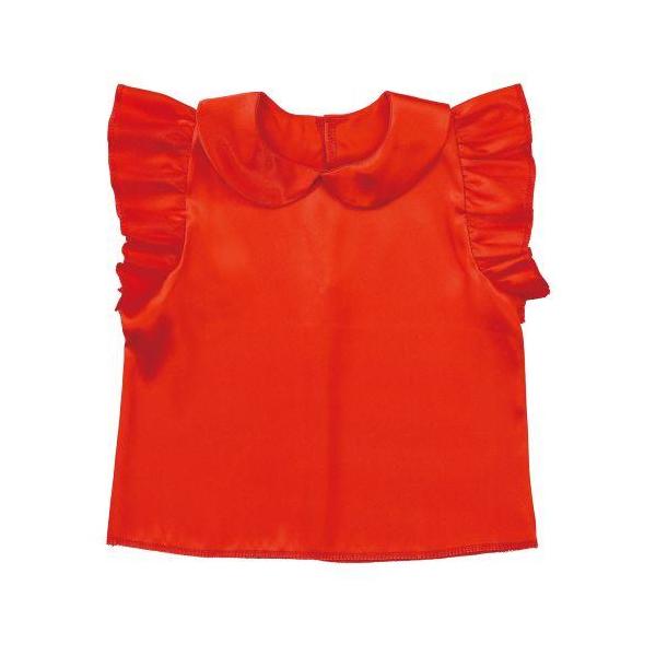 ■かわいい襟付！背中はボタンで留められる！