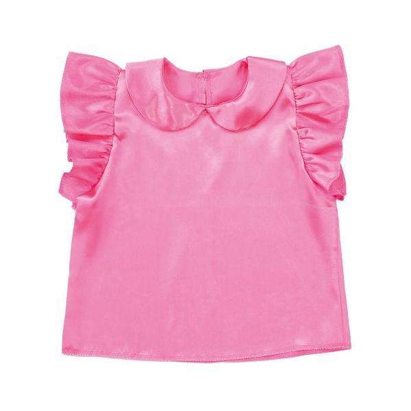 ■かわいい襟付！背中はボタンで留められる！