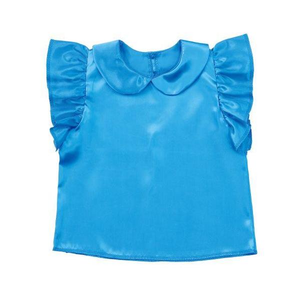 ■かわいい襟付！背中はボタンで留められる！