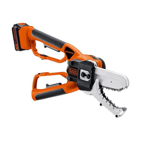 【発売日：2015年03月01日】■安全・簡単操作を実現したチェーンソー■上下2ヶ所のスイッチを握って最大100mmまでの枝を切断■作業量目安Φ38mm×130本■充電時間60分