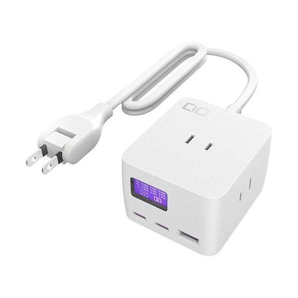 【発売日：2024年07月10日】■8cm角のスペースで設置可能な当小型ボディであらゆる充電に対応■充電器の動作状況がわかるディスプレイ■USB最大67W、ACコンゼント3口合計875Wの高出力対応