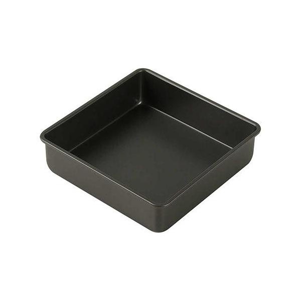 ■オーブン専用シリコーン加工スクエアケーキ型。■こびりつきにくくお手入れ簡単なシリコーン加工。■※本製品は、お手入れしやすいようふっ素樹脂塗膜加工が施されておりますが、生地が型にくっつかないものではありません。ご使用の際は、下記いずれかの方...