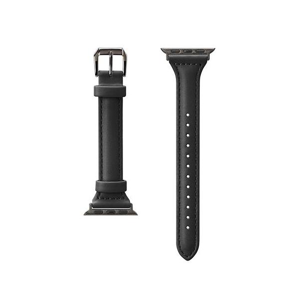 【発売日：2024年06月15日】■上品で手触りのいいPUレザーは、シンプルなApple Watchのデザインとぴったりマッチします。■バックルとラグの金属部分はバンドに合わせた高級感あるカラーを採用。■バンドの長さは、手首周り約135〜1...