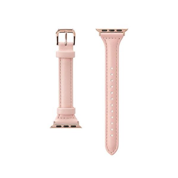 【発売日：2024年06月15日】■上品で手触りのいいPUレザーは、シンプルなApple Watchのデザインとぴったりマッチします。■バックルとラグの金属部分はバンドに合わせた高級感あるカラーを採用。■バンドの長さは、手首周り約135〜1...
