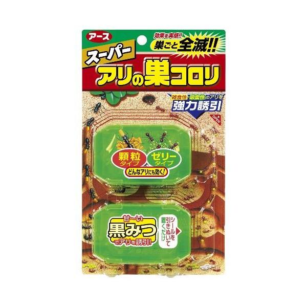 【発売日：2013年04月04日】予告なくパッケージ・仕様が変更になることがございます。予めご了承ください■おいしいエサがアリに道しるべフェロモンの分泌を促し、薬剤まで仲間を誘引するアリ用殺虫剤です■雑食性のアリが持ち運びやすい顆粒薬剤と吸...