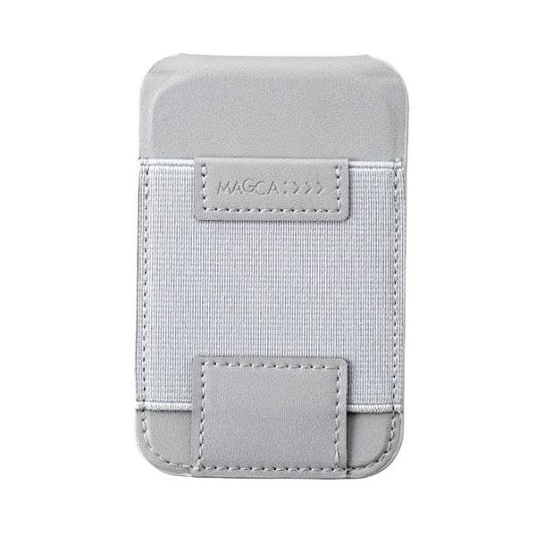 【発売日：2024年08月28日】■マグネット式カード型iPhoneスタンド〈MAGCA〉■Magsafe対応iPhoneに簡単着脱できます■無段階調節できる縦・横スタンド■3つのカードポケット付き