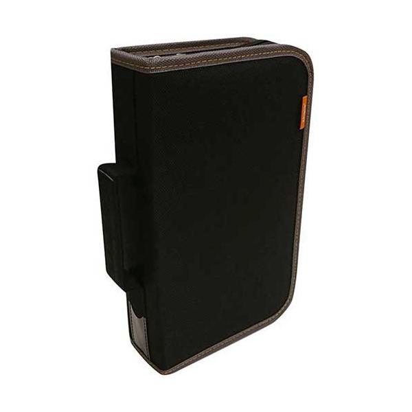 ■丈夫で耐久のある表面素材■ハンドル付きで持ち運びに便利■整理しやすい背ラベルと背ラベルポケット付き